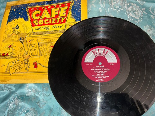 CAFE SOCIETY Cliff Ferre Vinyl LP Kem Records | eBay