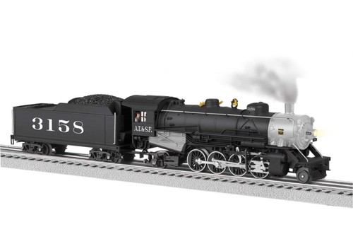 LIONEL LIONCHIEF PLUS SANTA FE MIKADO 2-8-2 STEAM ENGINE 6-81295! O ...