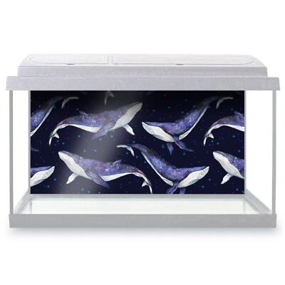 Fish Tank Background Cosmic Whale Pattern Watercolour Whales #170089 ...