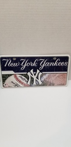 New York Yankees Baseball Metal 3D Collector's License Plate~MLB ...