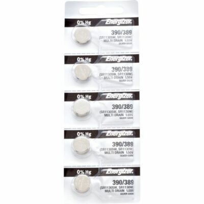 Thirty (30) Energizer 390/389 SR1130S Silver Oxide Coin Cell Batteries ...
