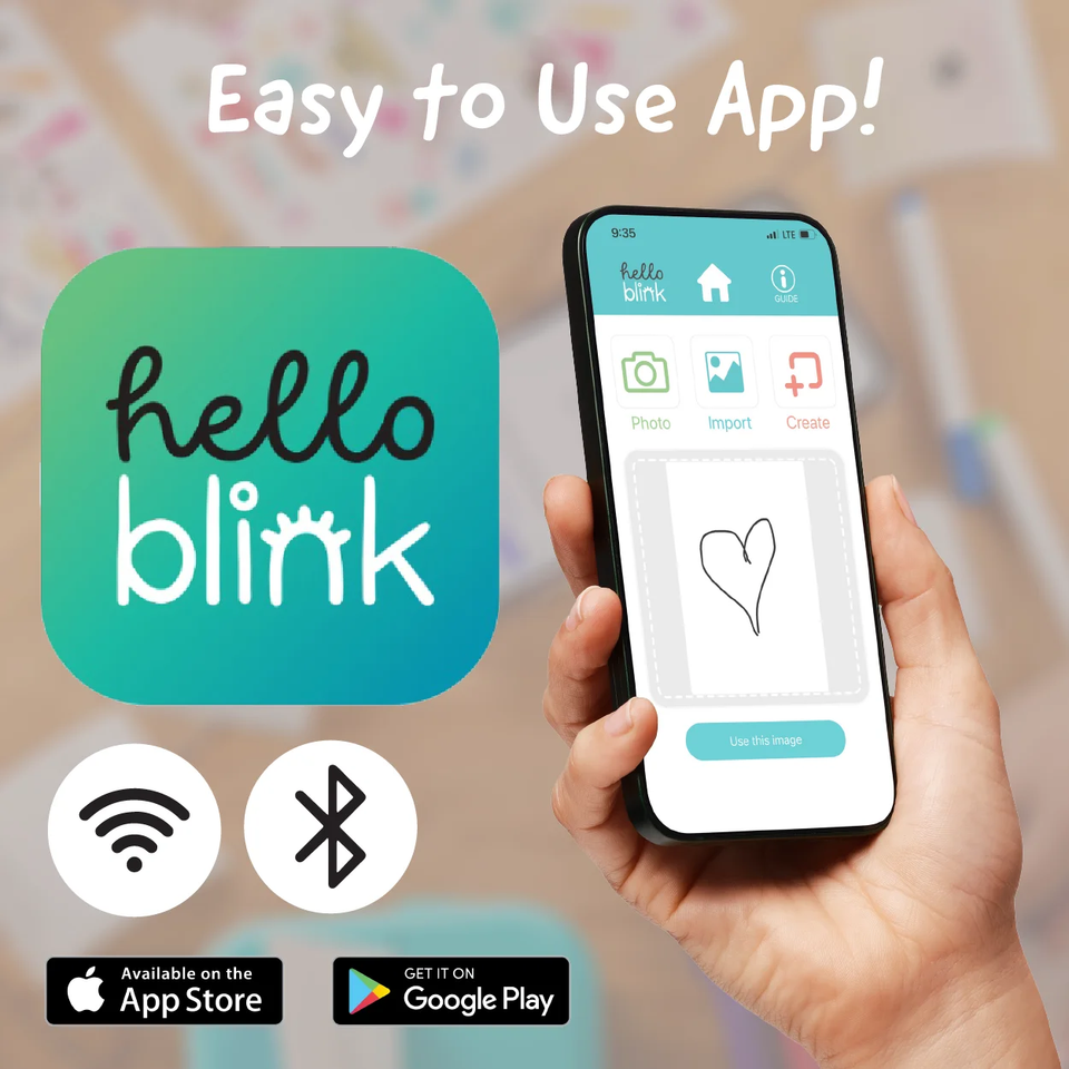 Hello Blink Sticker Maker Create Your Own Stickers Craft for Kids | eBay