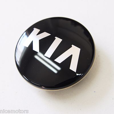 Glossy KIA LOGO Wheel Center Caps 4P For KIA 2014 2015 FORTE K3 Cerato ...