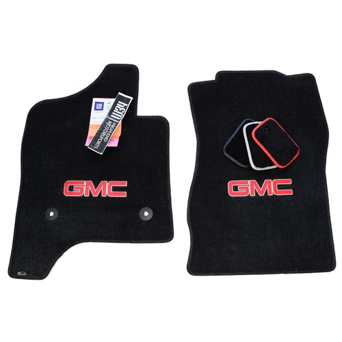 NEW GMC Sierra Floor Mats Crew Cab 1500 Jet w/ GMC Logo on Fronts Nice ...