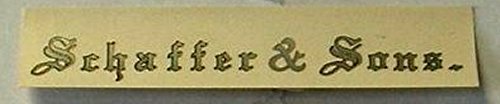Schaffer & Sons Fallboard Decal | eBay