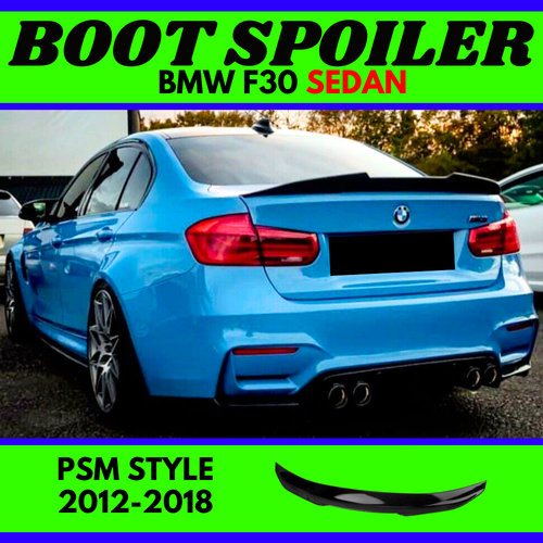 PSM Style Rear Boot Spoiler For BMW F30 SEDAN 4-Door (12-18) Wing 318d ...