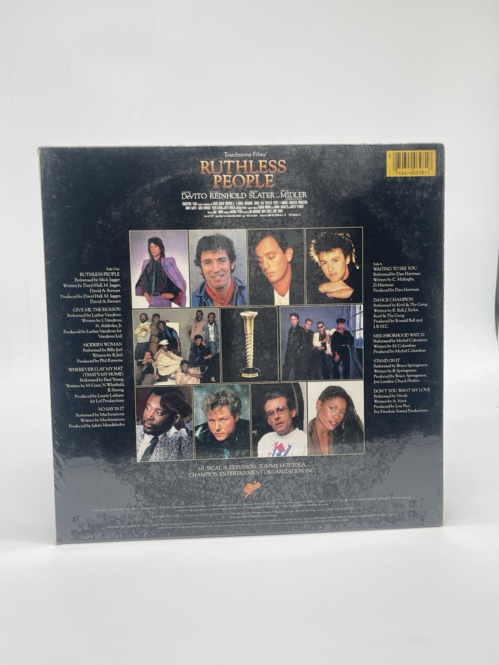 NEW SEALED RUTHLESS PEOPLE SOUNDTRACK 12" LP VINYL RECORD 1986 | eBay