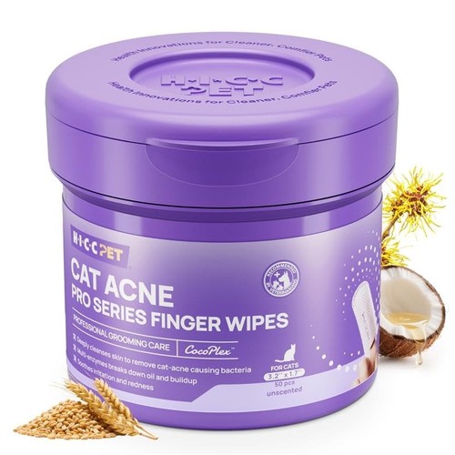 hicc-pet-cat-chin-acne-finger-wipes-gentle-enzyme-complex-care-50pcs