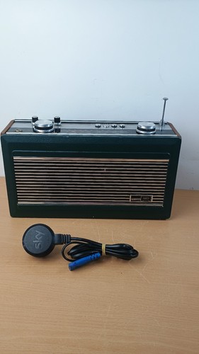 Vintage Roberts R900 Radio FM/MW/LW Racing Green and Wood ~ Mains Lead ...