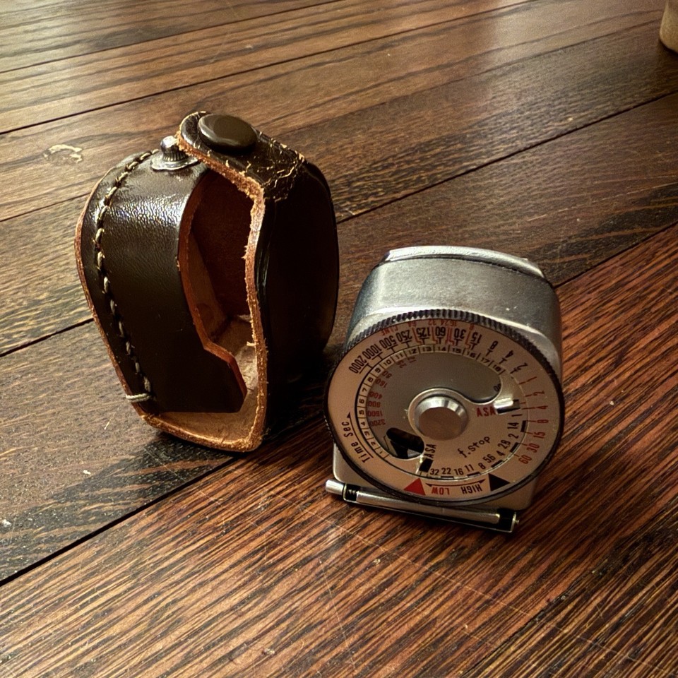 Vintage Kopil Exposure Meter & Leather Case | eBay