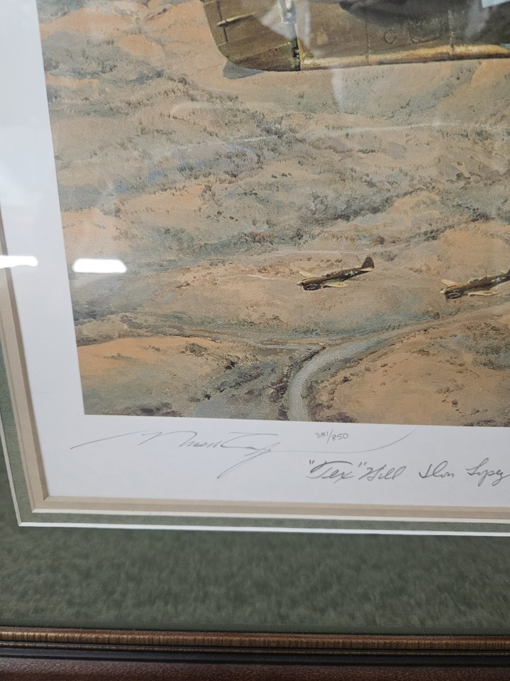 Fighting Tigers Robert Taylor Signed Numered Framed Signed 3 Flying ...