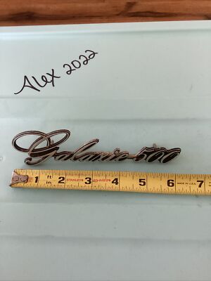 1972 Ford "Galaxie 500" Script Emblem Chrome Metal badge Pt#6550398 ...