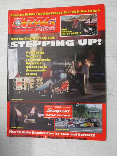IHRA DRAG REVIEW MAGAZINE MARCH 15, 1998 BRUCE LITTON DANNY DUNN STEVE ...