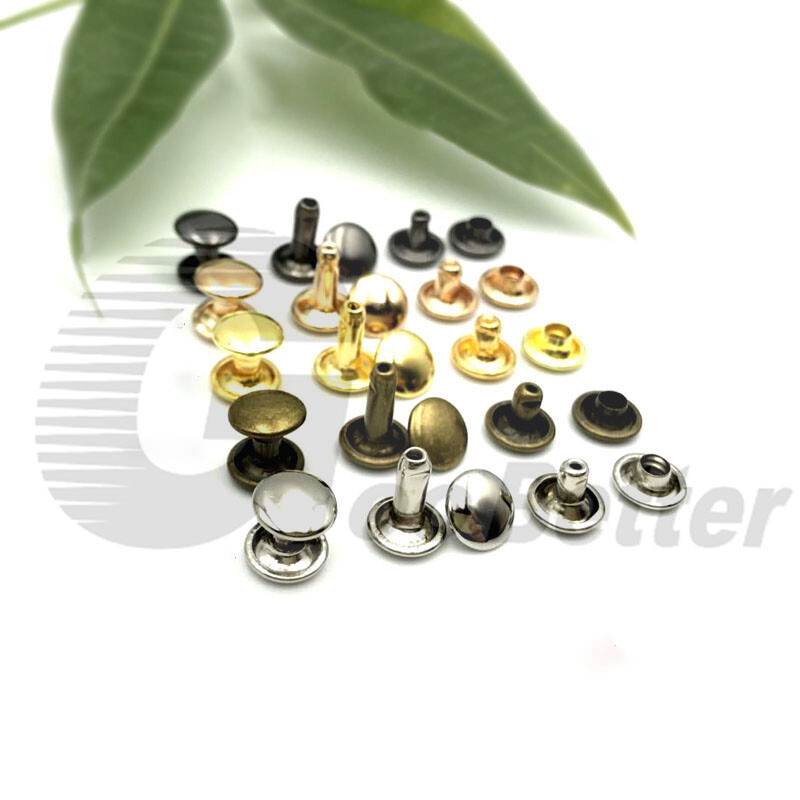 Double Cap Rivets Stud Rapid Rivets Leather Craft Repair 5mm 8mm 9mm ...