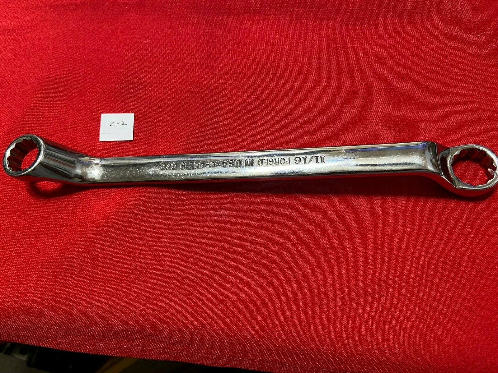 Craftsman USA Tools 5 8 X 11 16 SAE Deep Offset Fully Polished Wrench 
