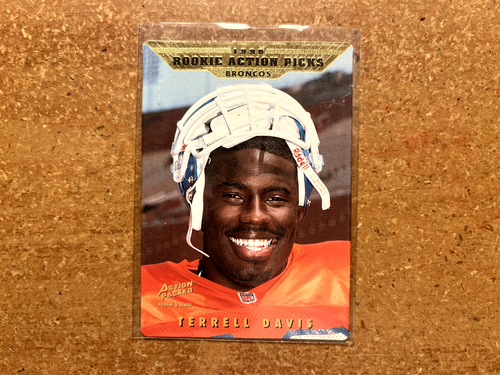 Denver Broncos-1995 ACTION PACKED, TERRELL DAVIS ROOKIE #92-Excellent ...