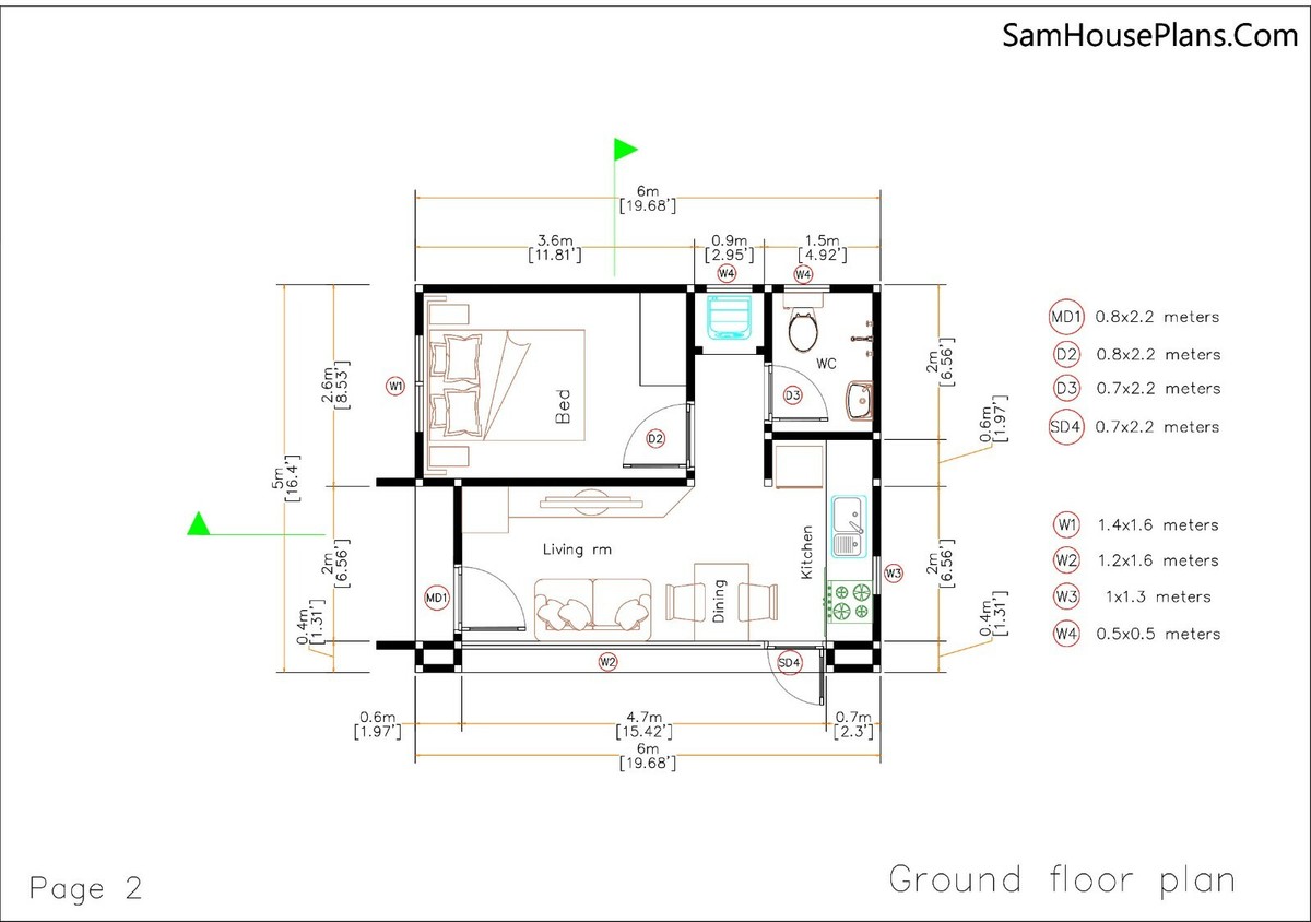16x20 Floor Plan House With Loft Tiny House Plans | Tiny House Floor