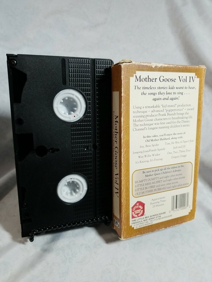 The Mother Goose Treasury VHS Vol. 4 RARE Kids Puppets | eBay