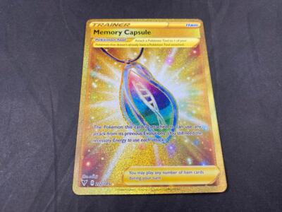 TRAINER MEMORY CAPSULE 202/185 POKEMON VIVID VOLTAGE GOLD HOLO RARE | eBay