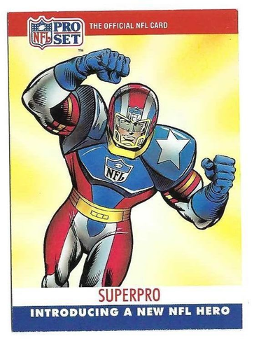 1990 Pro Set NFL SuperPro Card | eBay