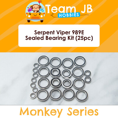 Serpent Viper 989E - 25 Pcs Rubber Sealed Bearings Kit | eBay