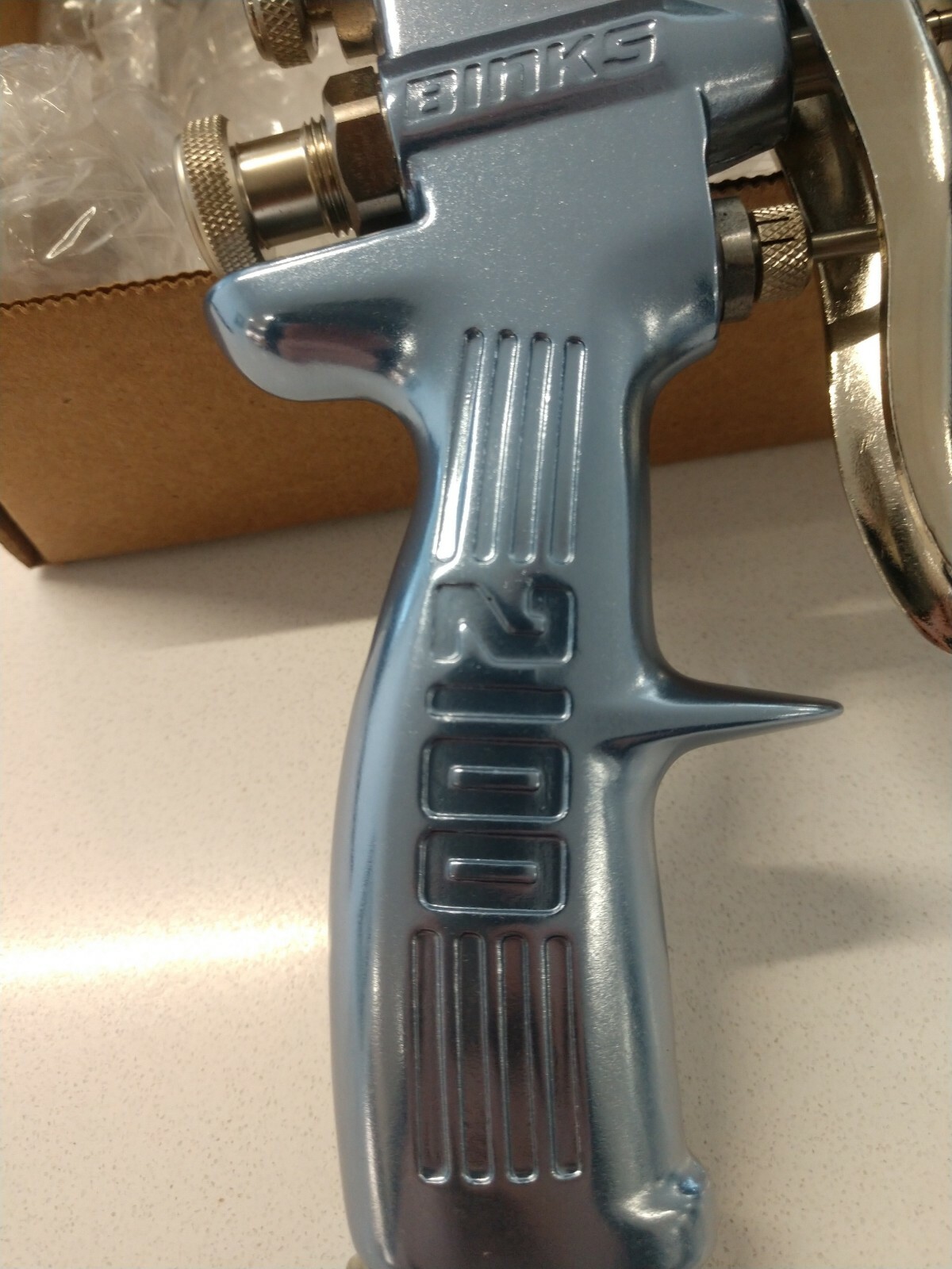 Binks 2100 Pressure Feed Conventional Spray Gun 66SS/66SD | eBay