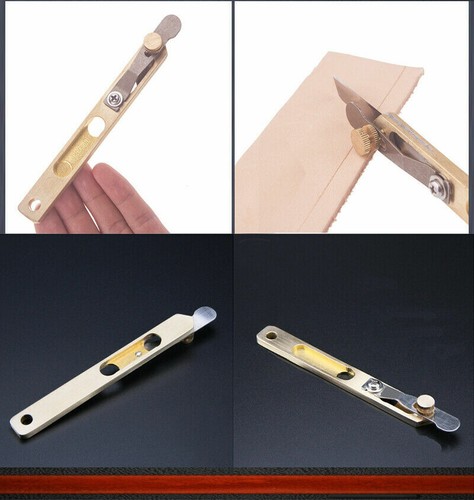 Home DIY Hand Craft Strip Line Cutter Knife Coppers Leather Trimming ...