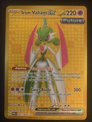 Iron Valiant ex - 261/182 - Pokemon Paradox Rift Secret Rare Card NM | eBay