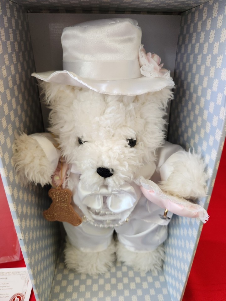 Collectible Brinn's Brinton Natty Bear Plush Handcrafted Ring Bearer ...