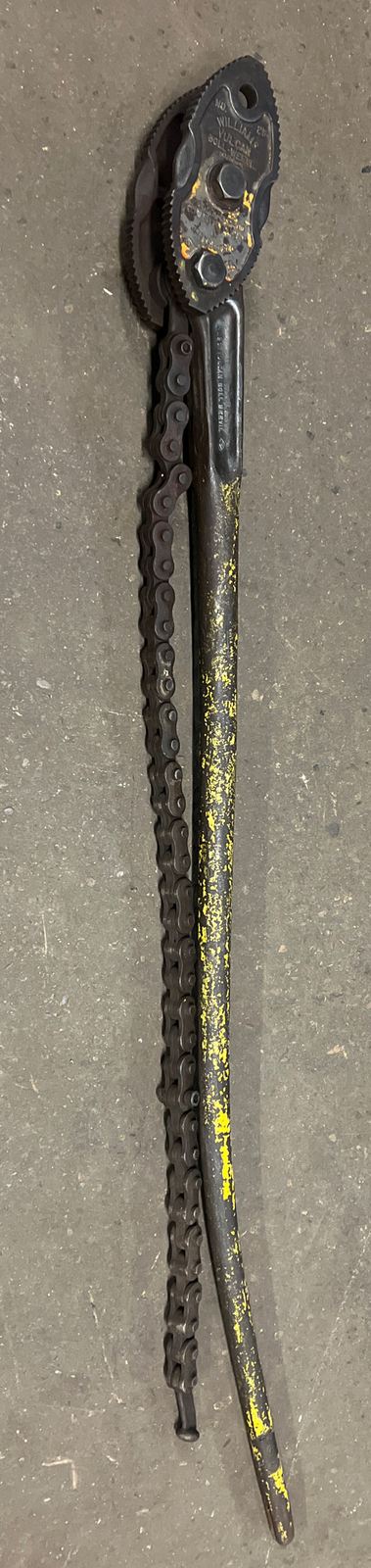 Vintage J.H Williams Vulcan No. 25 CHAIN PIPE TONG WRENCH | eBay