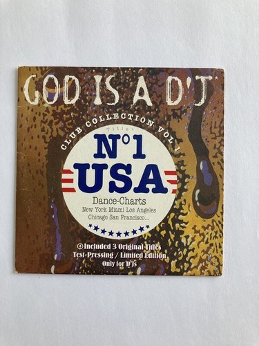 CD GOD IS A D'J TEST PRESSING NOT ORIGINAL VERSION 4 tracks very good ...