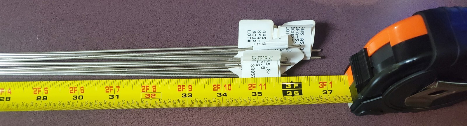 1lb 15% Silver Close To Melt Value Brazing Rods Certified Lucas Sil Fos ...