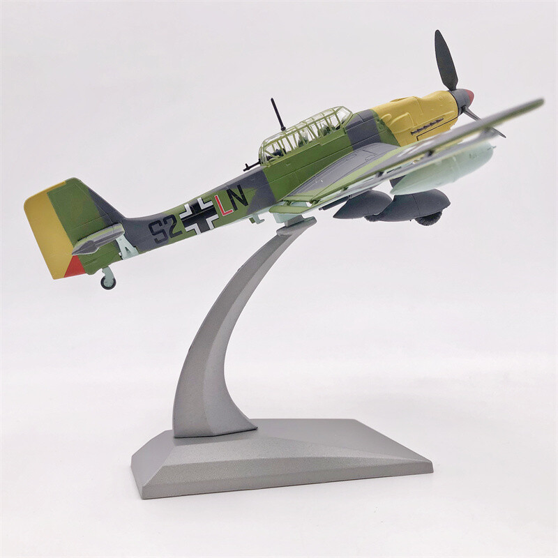 1:72 Scale Diecast Military Model Junkers Ju 87 Stuka Bomber Fighter ...