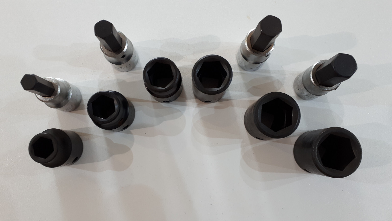 10pc SAE Impact Socket & Hex Driver Set, 1/2" drive, PLUS BONUS & FREE POSTAGE | eBay