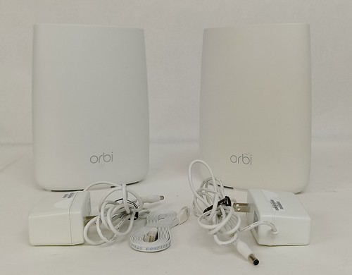 NETGEAR Orbi AC3000 Tri-Band Mesh Wi-Fi System (2-pack) RBK50 - White ...