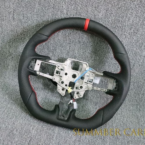 Perforated Leather Steering Wheel Fits Ford Mustang S550 15-17 W/Heated ...