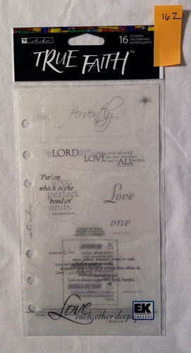 EK Success True Love Quote Clear Stickers Scrapbook Embellishments ...