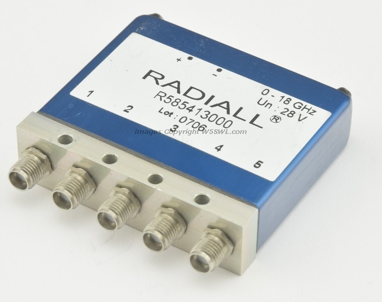 Radiall RF Coaxial Switch DC-18 GHz SMA DP3T | eBay