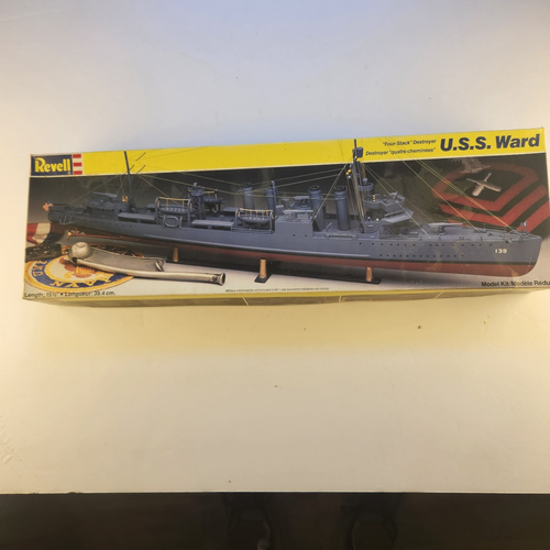 USS Ward 4 Stack Destroyer DD 139 Revell 1/240 Parts In Bag. | eBay