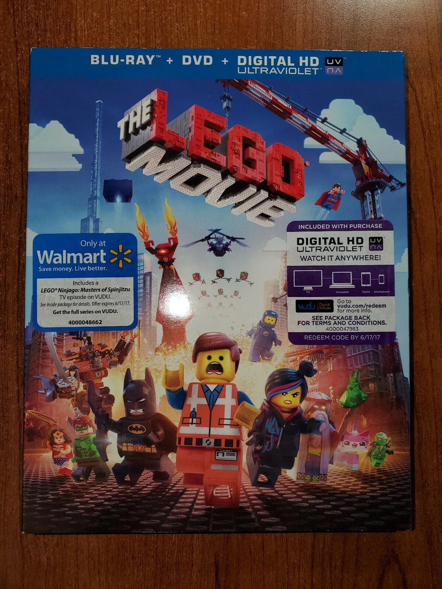 The Lego Movie Blu Ray Cover
