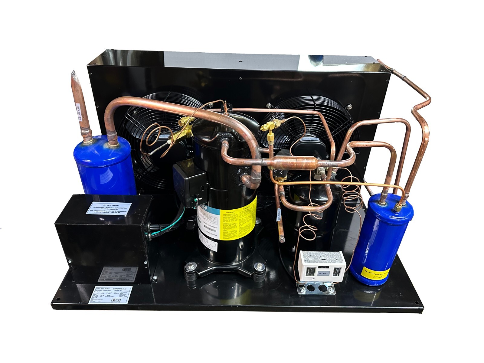 Indoor QTYF20E3G-Q100 Scroll Low Temp Condensing Unit 3HP, R404a 220V ...