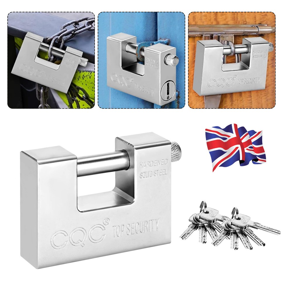 Heavy Duty Padlock High Security Shutter Shipping Container Chain Pad ...