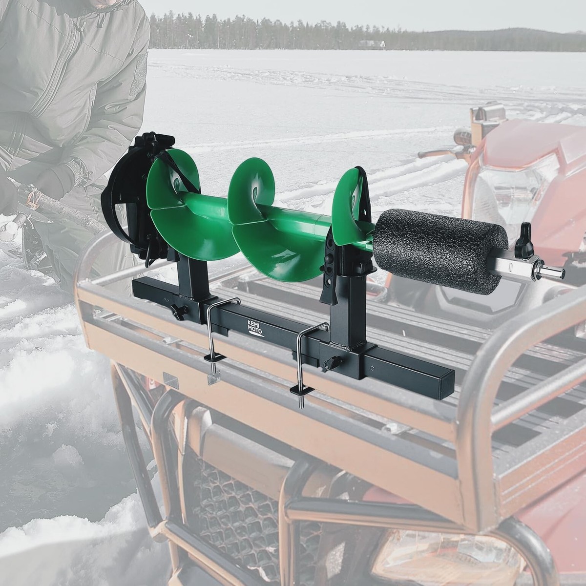 Ice Auger Mount Clam Auger Bracket ATV Universal Mount 9183 | Reeds