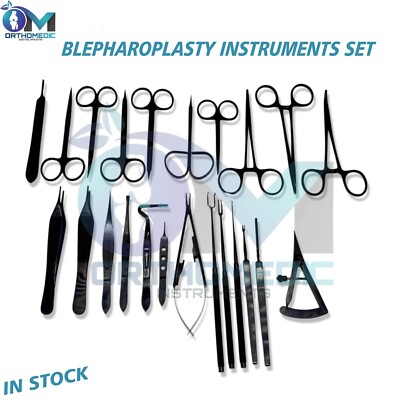 Blepharoplasty Instruments Set Eye Surgery & Plastic Surgery set of 24 ...