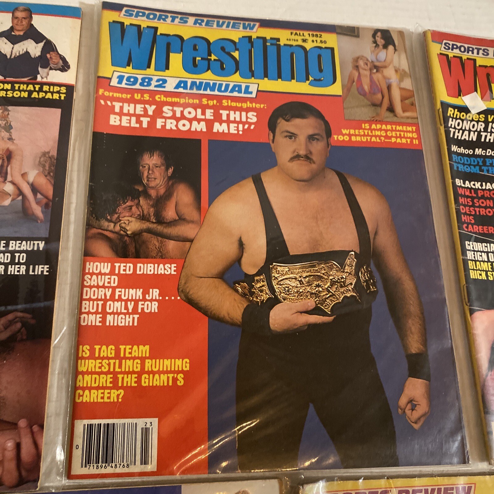 Sports Review Wrestling Magazine Lot of 7. From the 70's 80's Sports ...