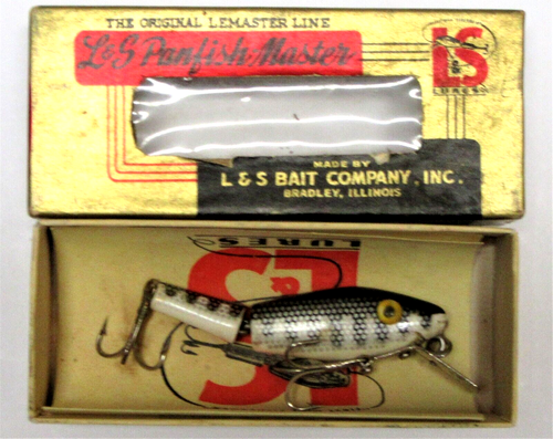 vintage L & S Panfish Master # 0032 fishing lure " Sinker " black ...