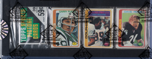 1978 TOPPS FOOTBALL RACK PACK BBCE CERTIFIED / PUETZ MOORE ROWE [968 ...
