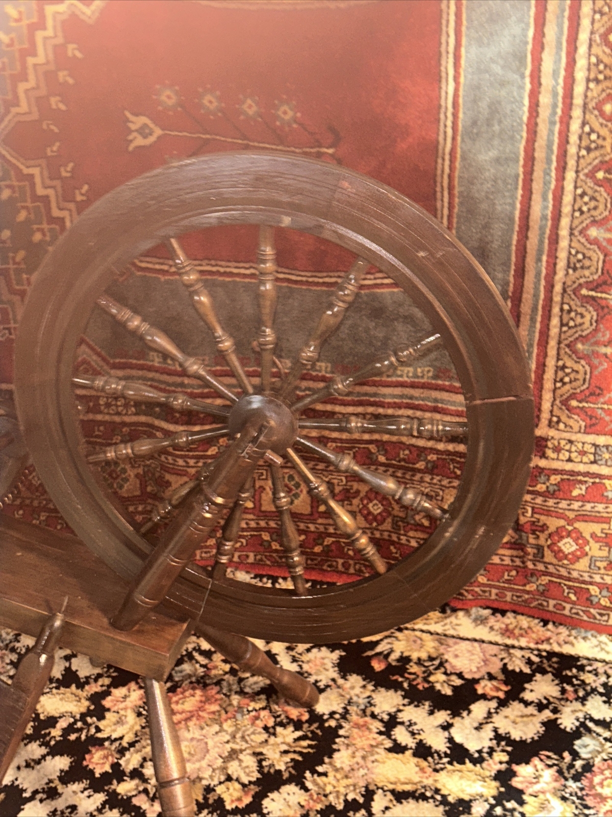 Primitive Spinning Wheel from The Country Craftsman, Littleton Ma. | eBay