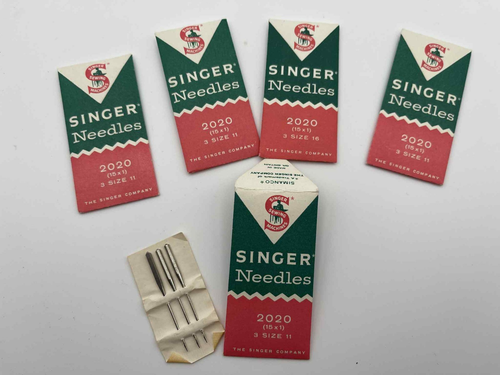 Singer Sewing Needles 2020, Size 11, 5 packs, SIMANCO Made in GB ...