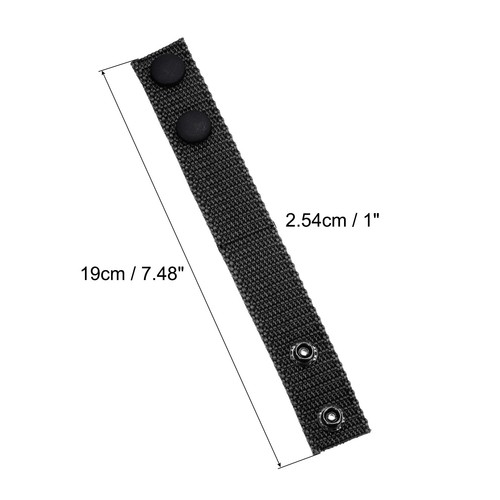 Duty Belt, 8Pcs - Nylon Belt Keeper with Double Snaps, Fabric Belt Loop ...